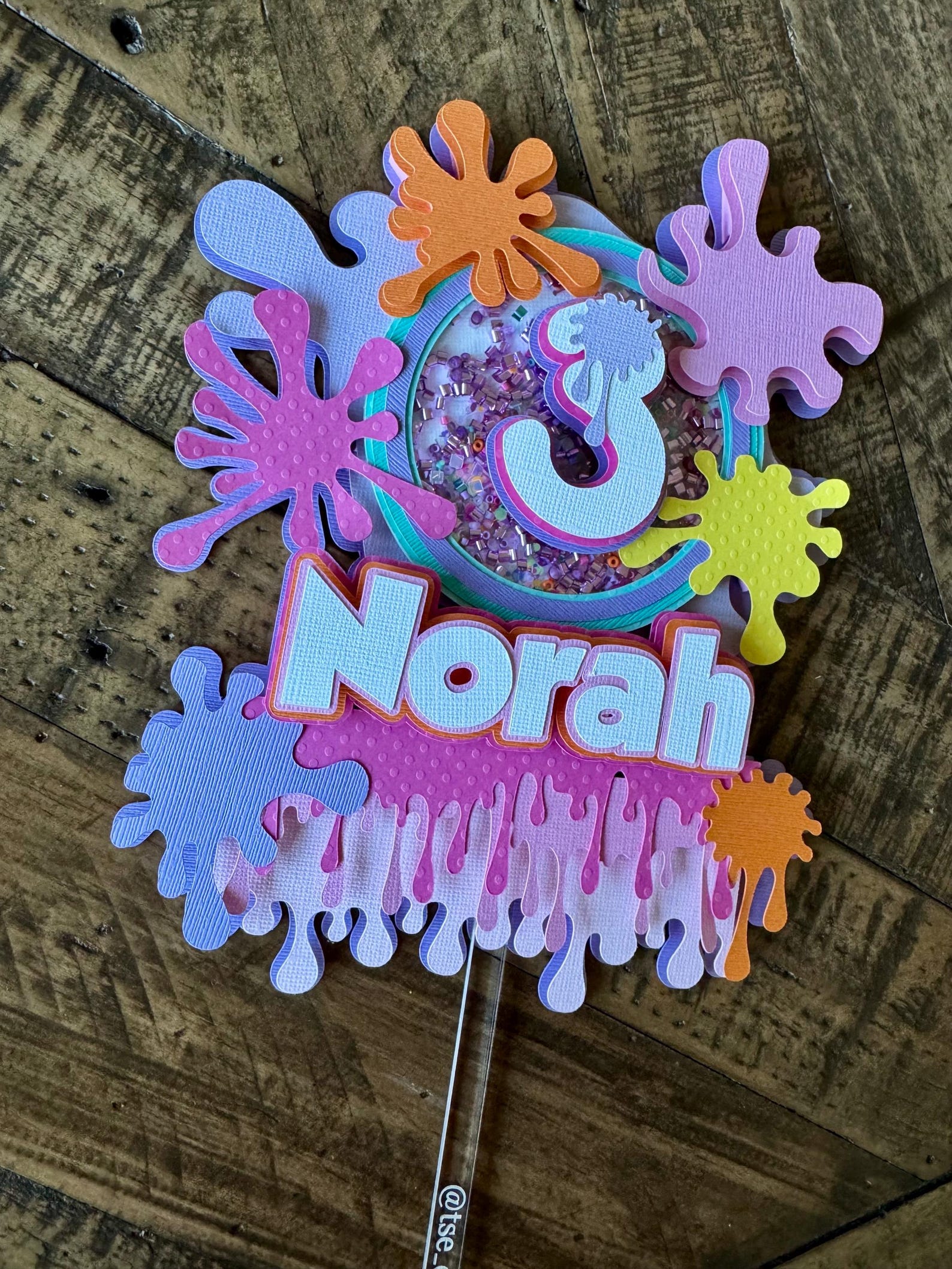 Slime Cake Topper Shaker - Etsy