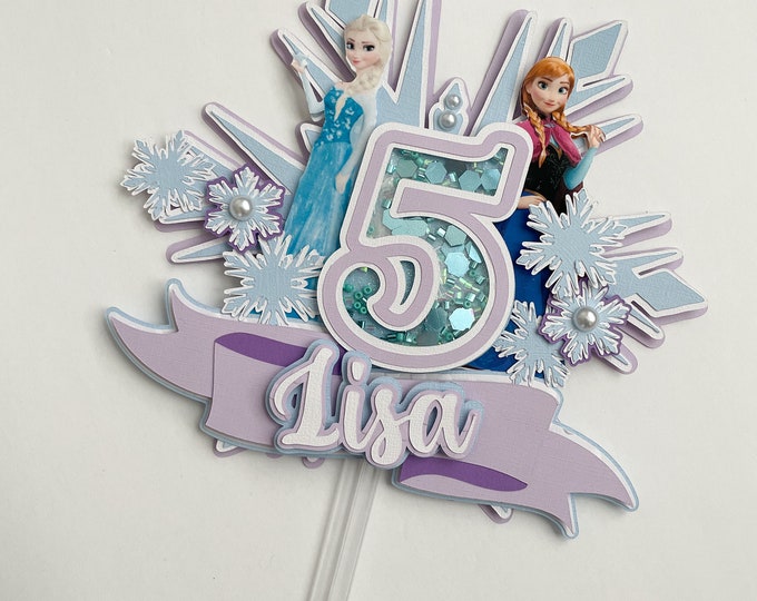 Frozen Cake Topper - Etsy