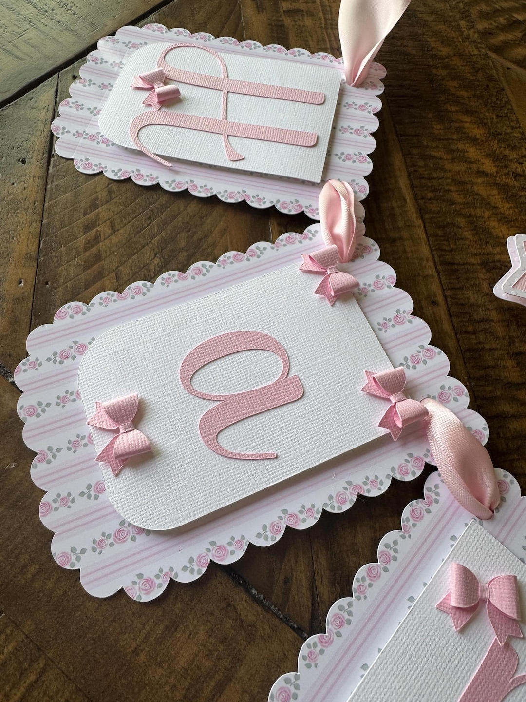 Shabby Chic Banner / Vintage Floral Banner - Etsy