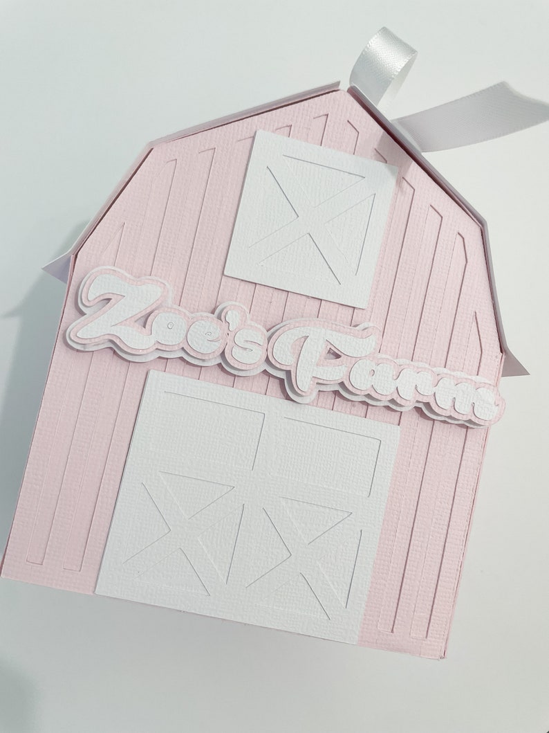 Pink Barn Farm Favor Box - Etsy
