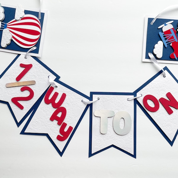 Half Way to One Banner - Etsy