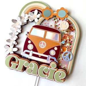 Groovy Cake Topper - Groovy Cake Topper - Etsy