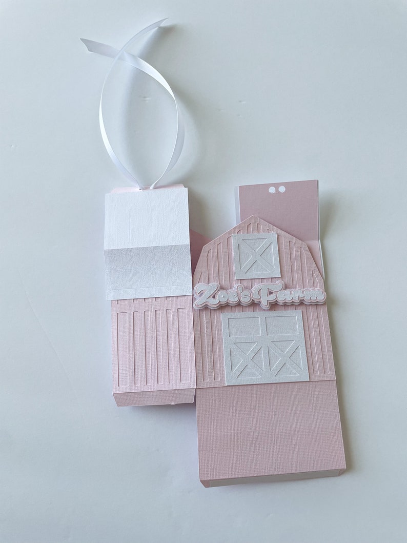 Pink Barn Farm Favor Box - Etsy