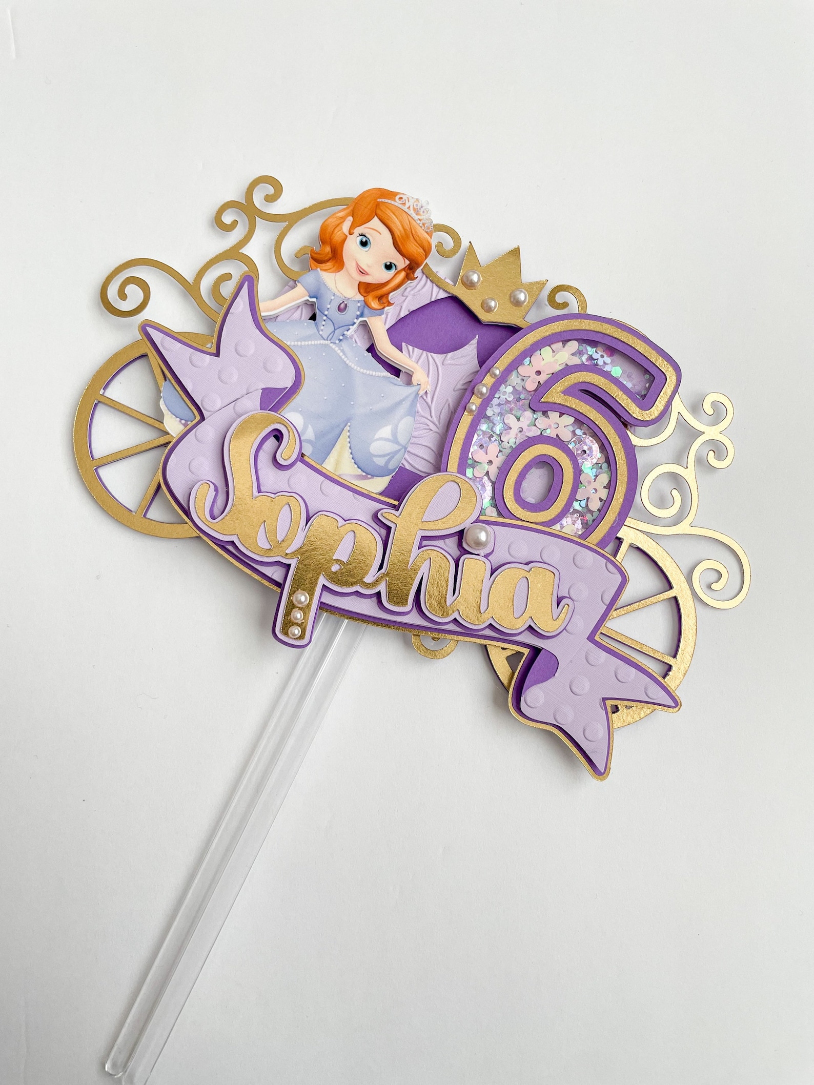 Sophia the First Inspired Cake Topper princesa Sophia Cake - Etsy
