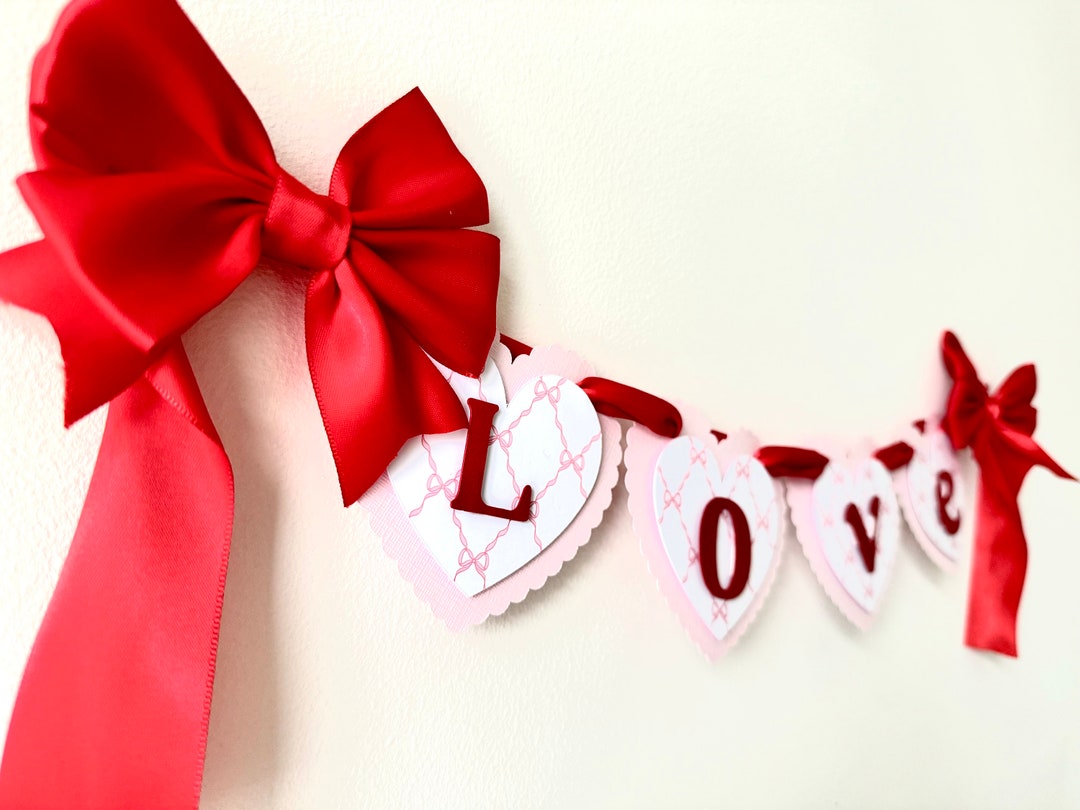 Love Banner Valentines Day Banner - Etsy