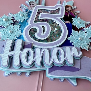 Frozen Inspired Cake Topper - Etsy