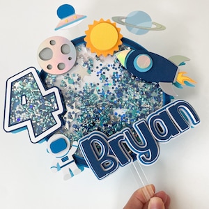 Space Cake Topper Custom - Etsy