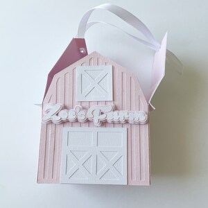 Pink Barn Farm Favor Box - Etsy