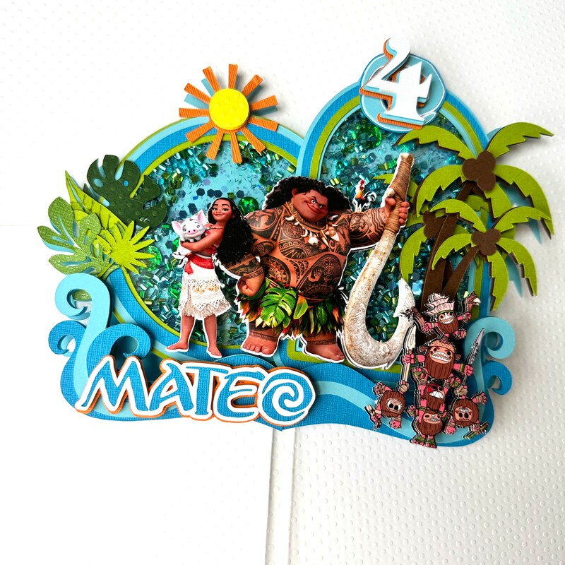 Moana Cake Topper - Etsy