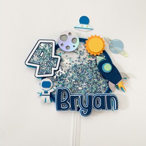 Space Cake Topper Custom - Etsy