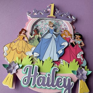 Princess Inspired Topper - Etsy