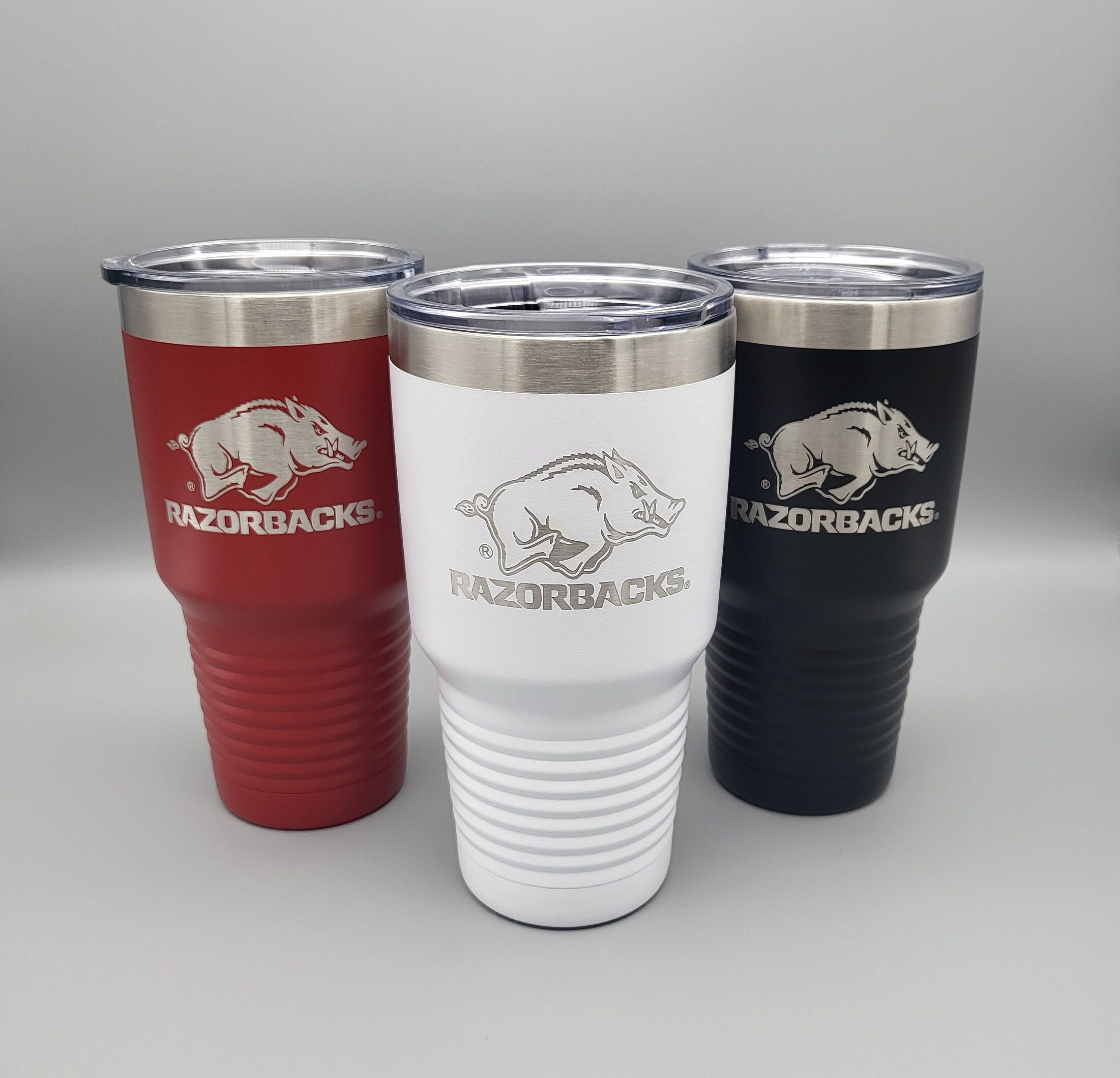 30 Oz Arkansas Razorback Stainless Steel Tumbler - Etsy