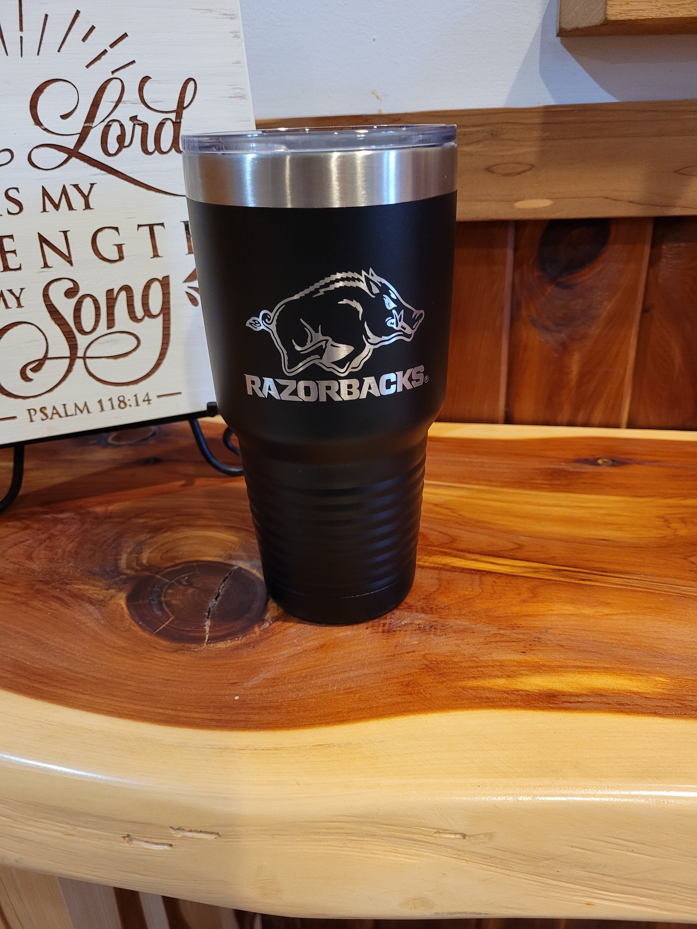 30 Oz Arkansas Razorback Stainless Steel Tumbler | Etsy
