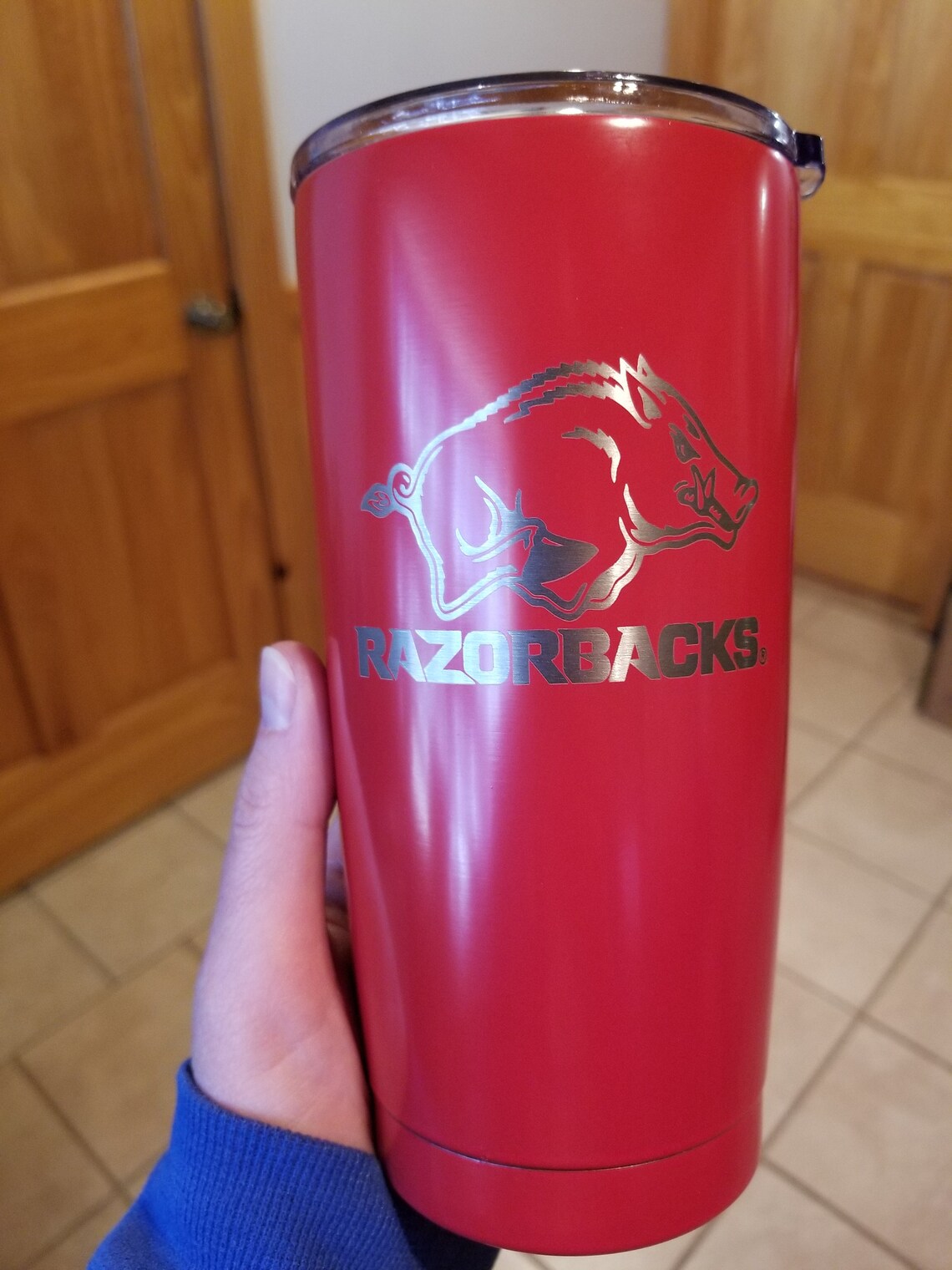 Arkansas Razorback 20 Oz Stainless Steel Tumbler | Etsy