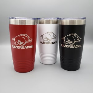 Arkansas Razorback 20 Oz Stainless Steel Tumbler - Etsy