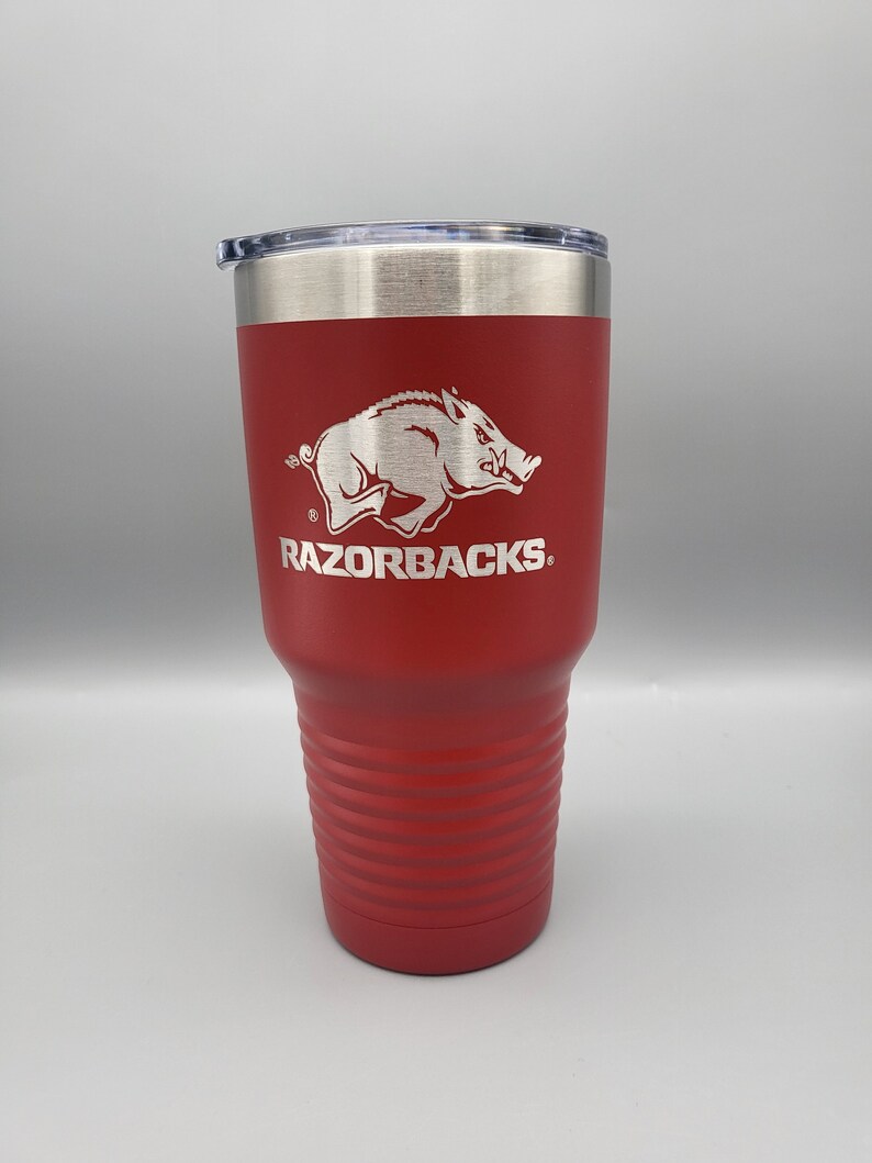 30 Oz Arkansas Razorback Stainless Steel Tumbler - Etsy