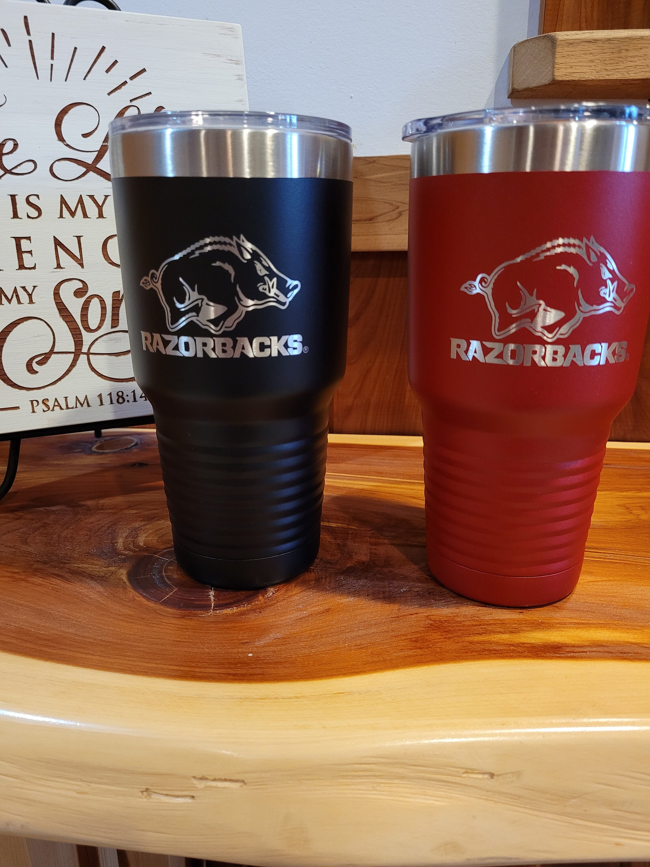 30 Oz Arkansas Razorback Stainless Steel Tumbler | Etsy