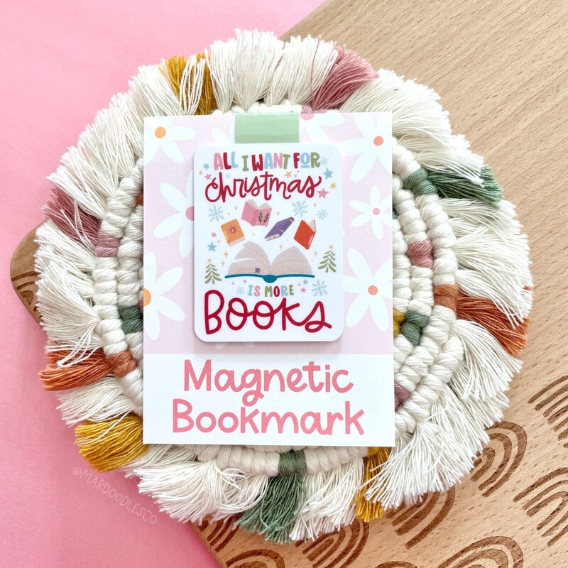 Christmas Bookmark - Etsy