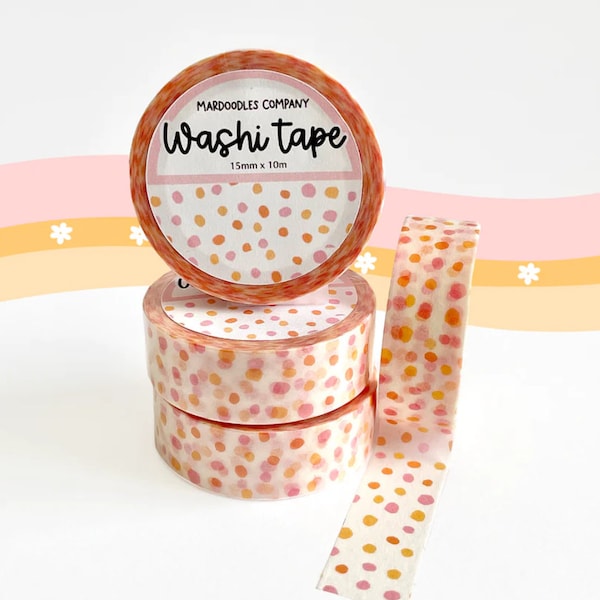 Polka Dot Washi - Etsy