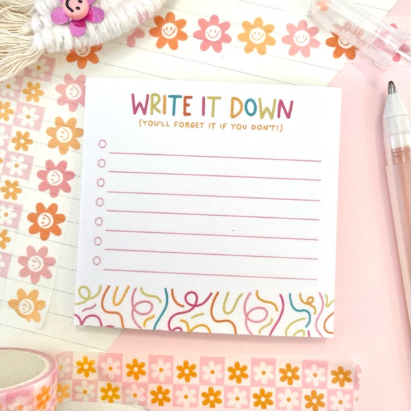 Cute Sticky Notes - Etsy