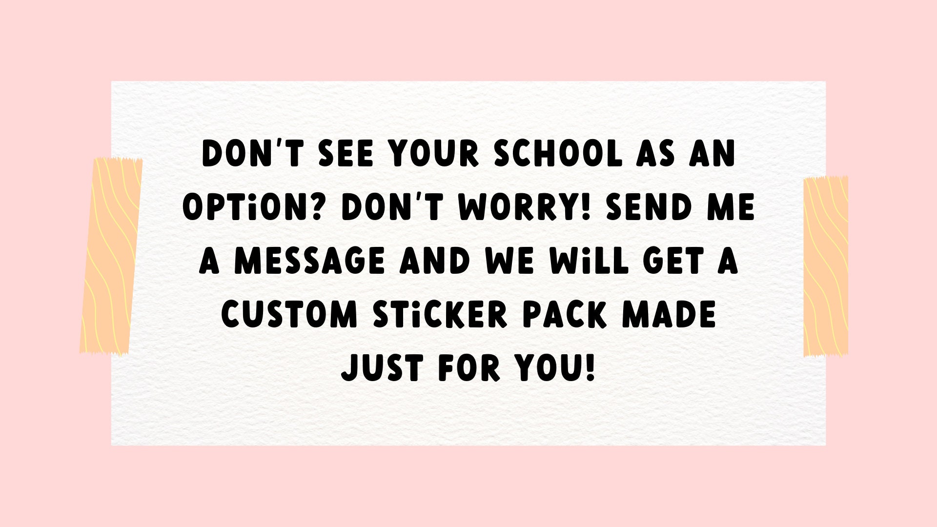 Custom College Sticker Packs Water Resistant Stickers for - Etsy