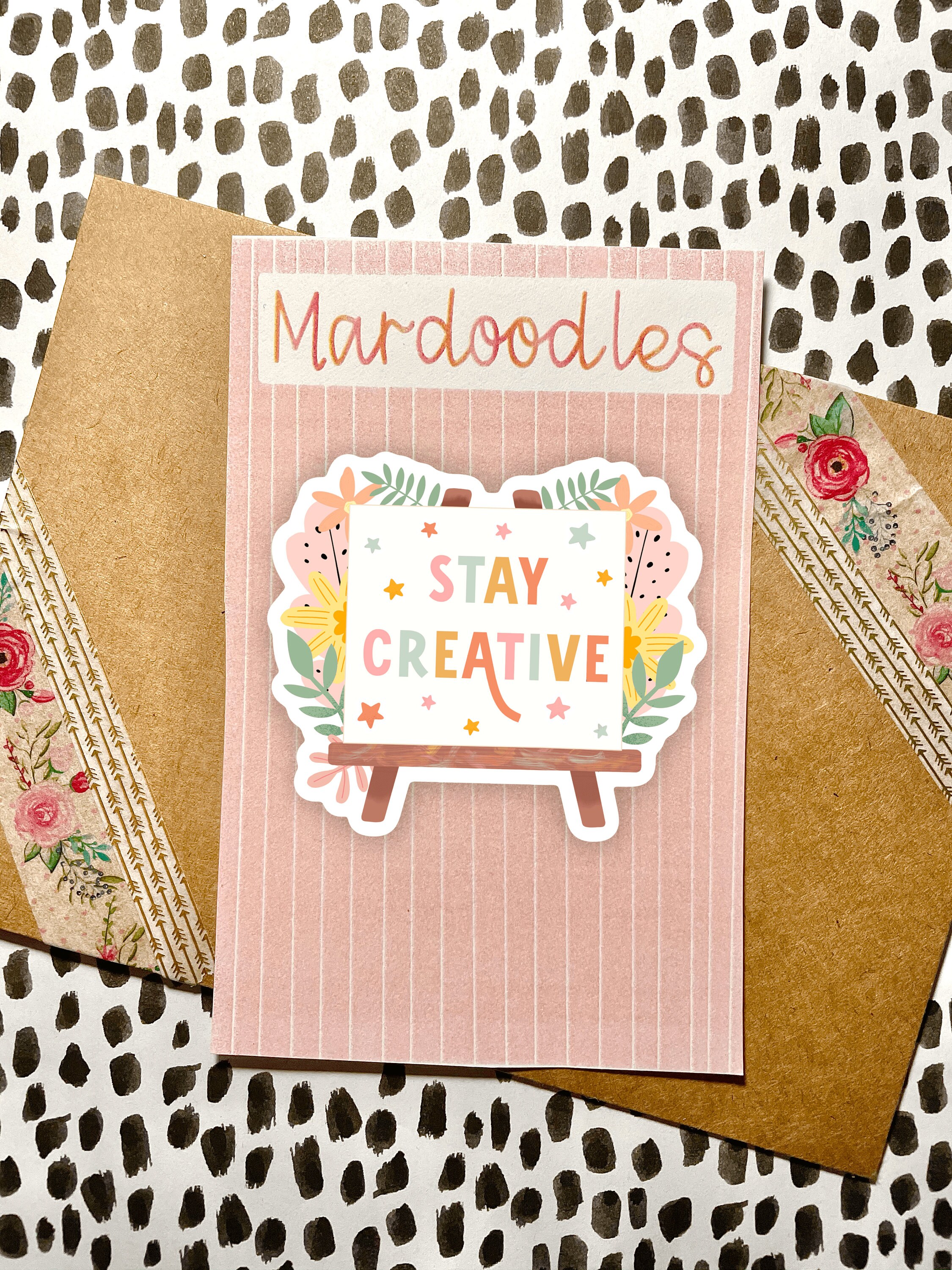 Stay Creative Sticker Artist Sticker Crafter Sticker Floral | Etsy