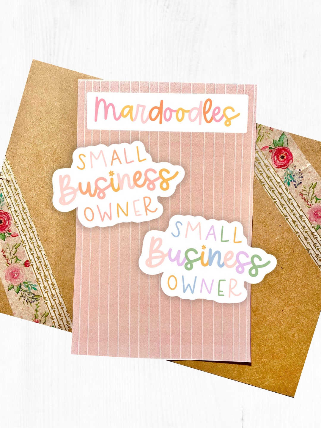 Small Business Owner Sticker, Waterproof Sticker, Small Biz Owner ...