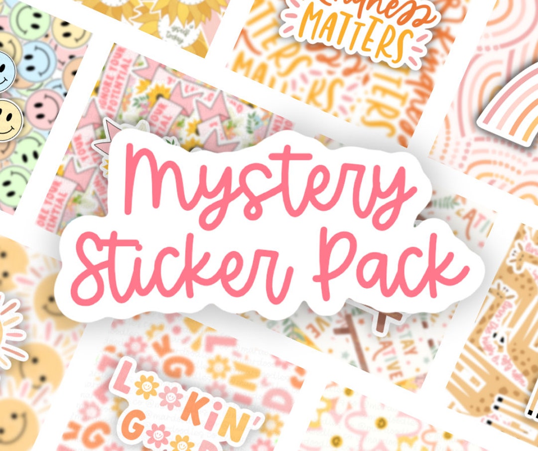 Mystery Sticker Pack, Surprise Sticker Grab Bag - I Choose for You ...