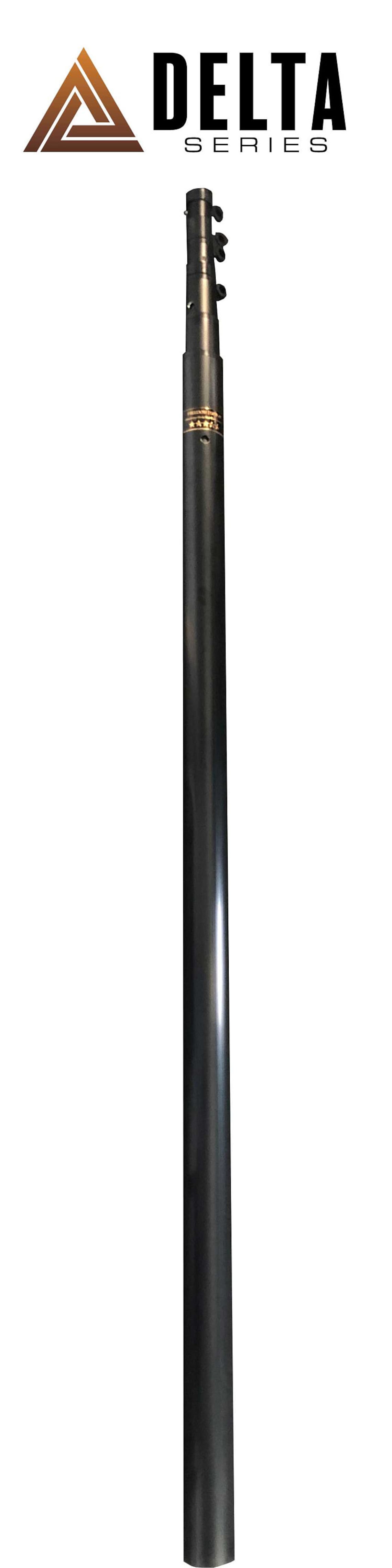 25' Delta Pin-lock TELESCOPING Flag Pole "freedom Edition" (black) - Etsy