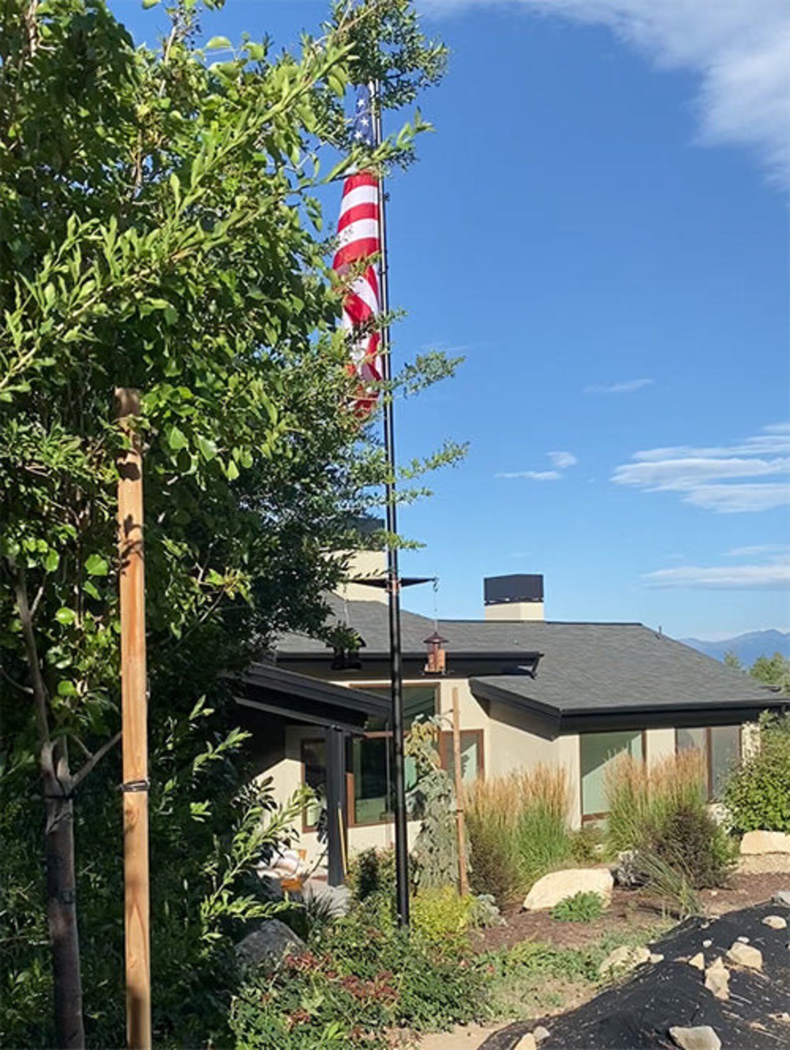 Flagpole Bird Platform and Feeders - Etsy