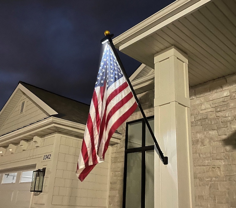 Orion 6' Premium Wall Mounted Flagpole - Etsy