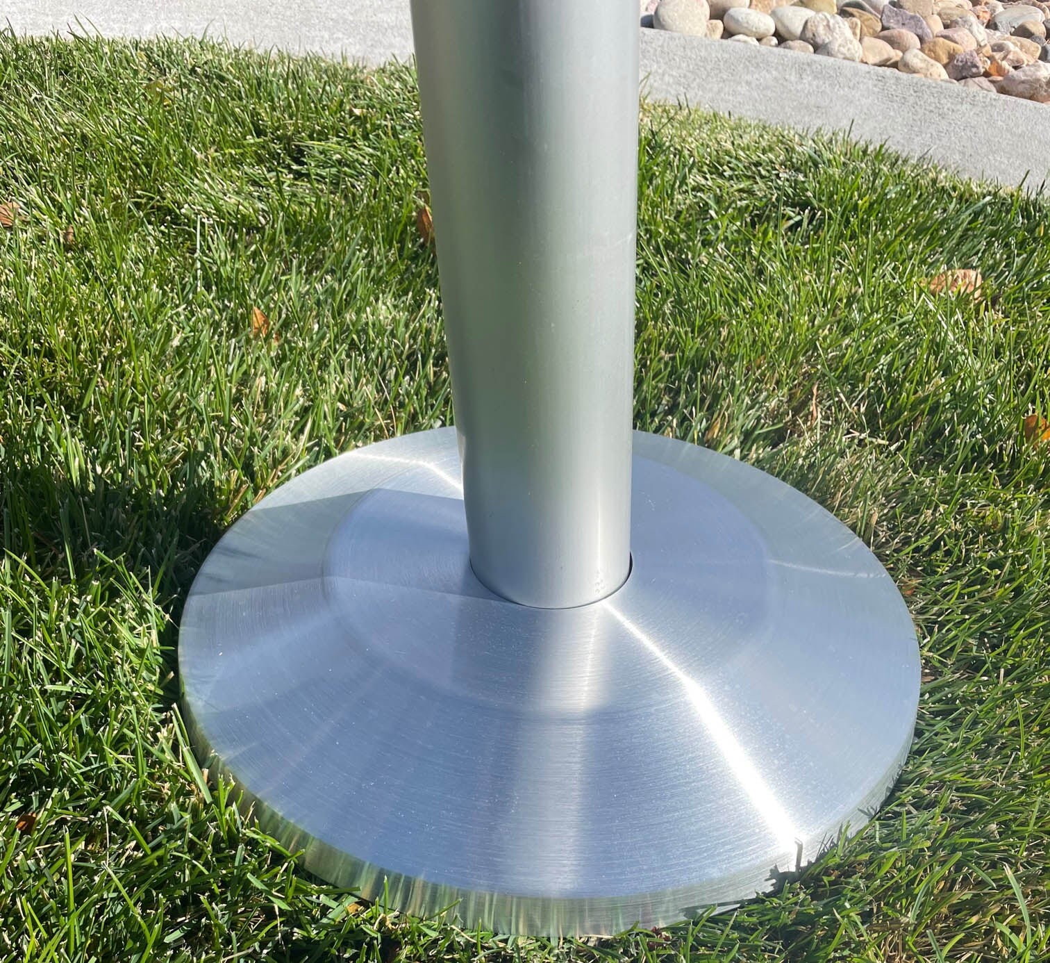 BUNDLE 20' or 25' Delta TELESCOPING SILVER (pole, Light & Flash Collar ...