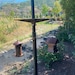 Flagpole Bird Platform and Feeders - Etsy
