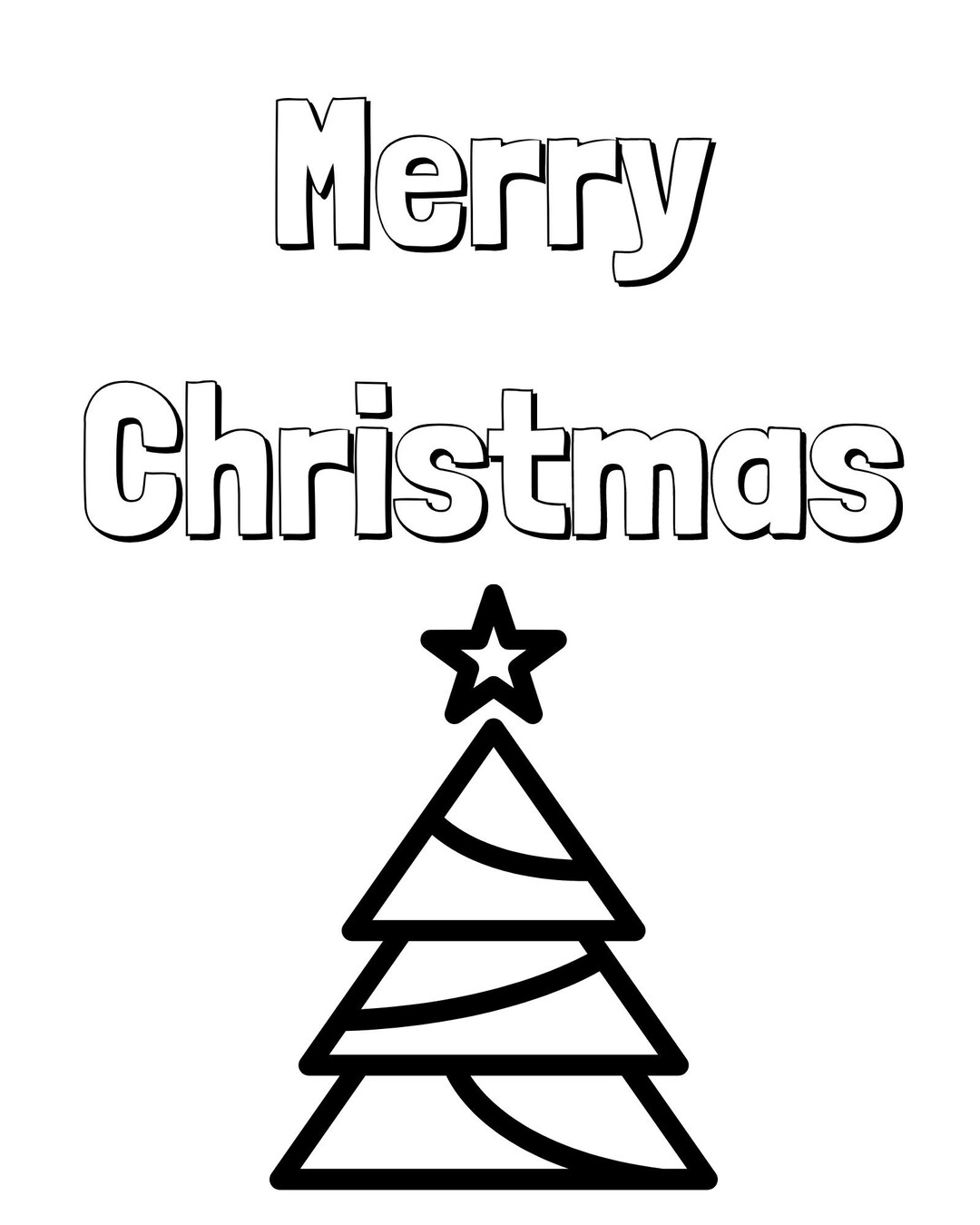 Christmas Coloring Page/ Coloring Sheet/ Kid's Activity Page/ Digital ...