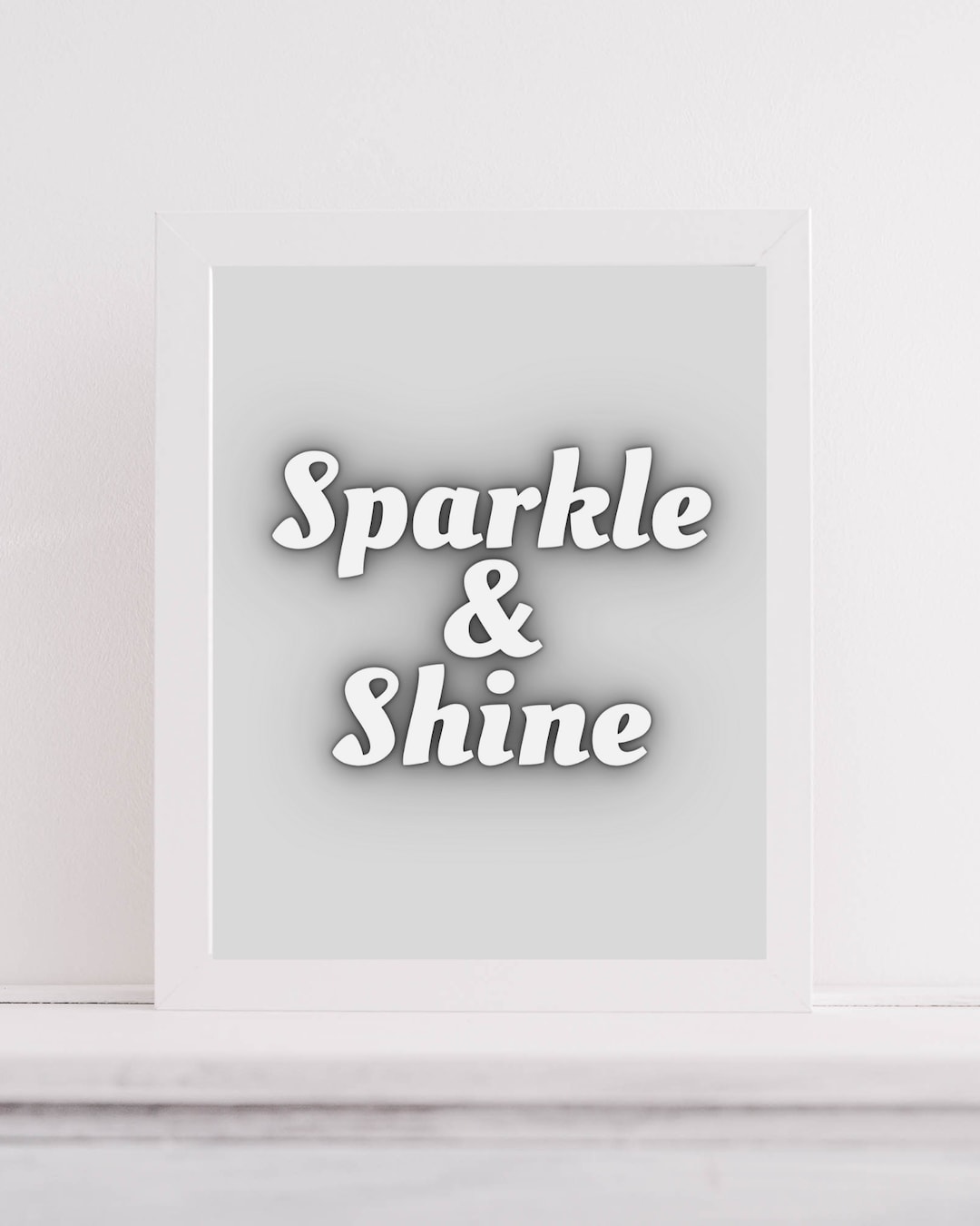 Digital Wall Art/ Sparkle & Shine/ Motivation/ 8x10/ Kid's/ Women ...