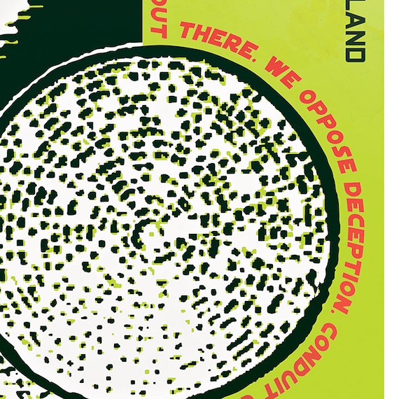 Alien Face Crop Circle