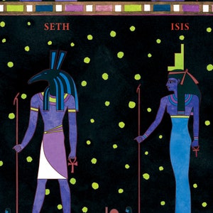 Ancient Egyptian Gods and Goddesses (radioactive Version), Egyptian ...