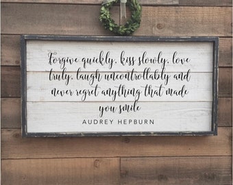 Wedding quote sign | Etsy