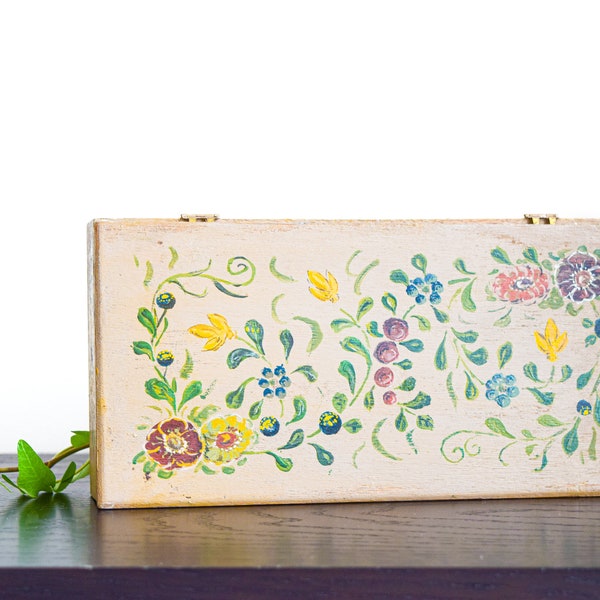 Hand Painted Box - Etsy