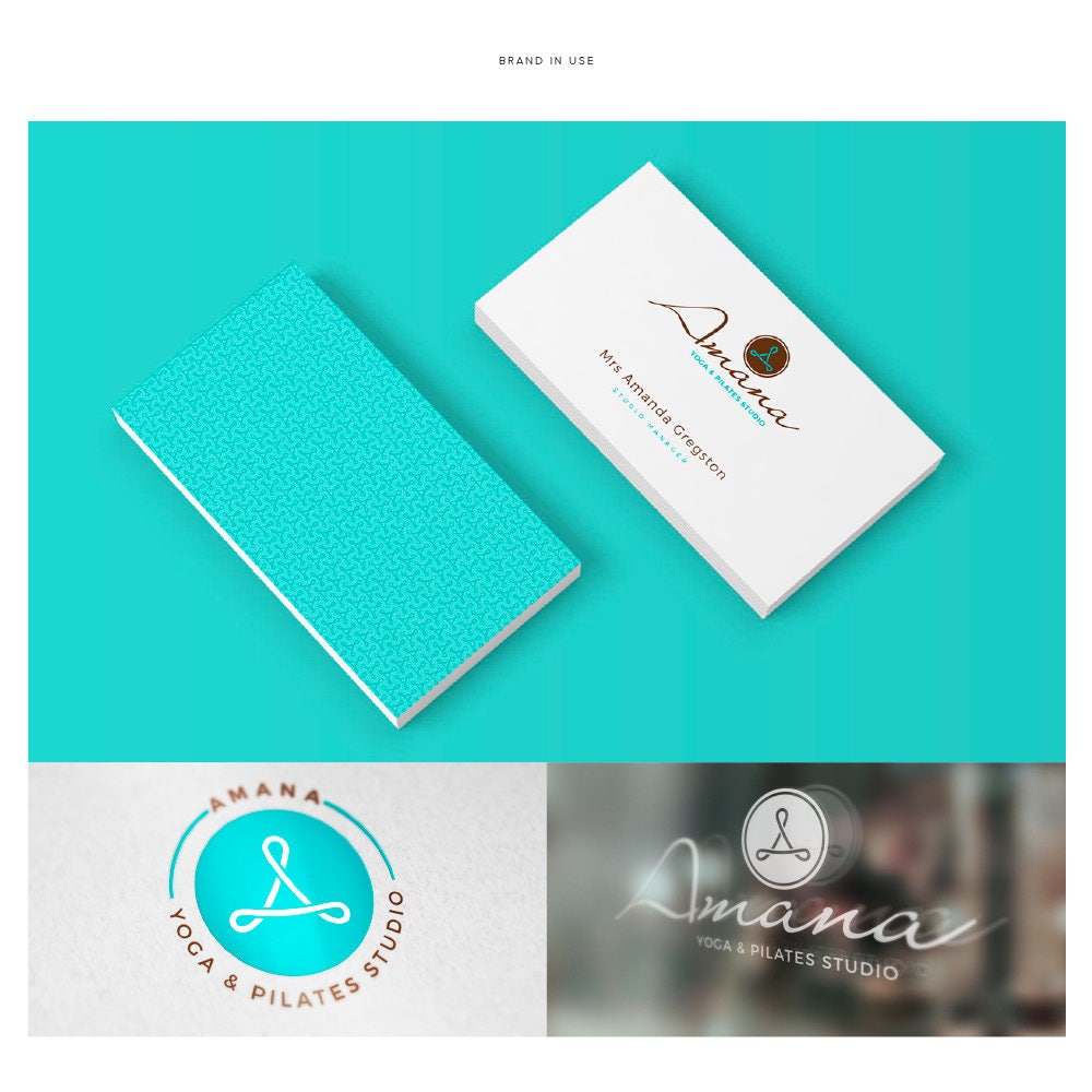 Yoga Logo Design | Photography Logo & Watermark | Logo Branding Package ...