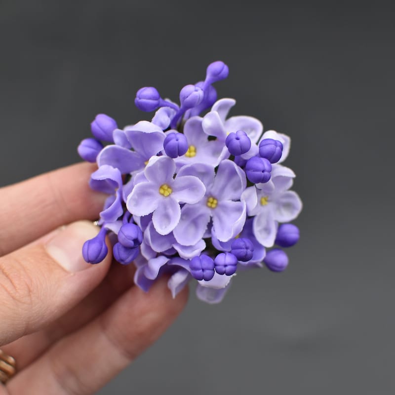 Porcelain Flower Pin - Etsy