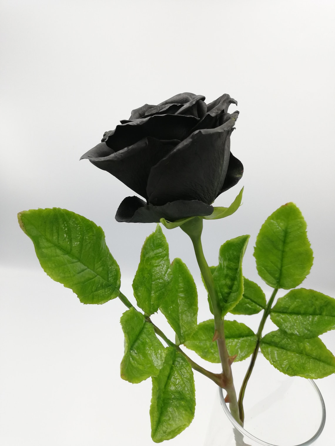 Black Rose Clay Rose Porcelain Flowers Ceramic Flower Clay | Etsy