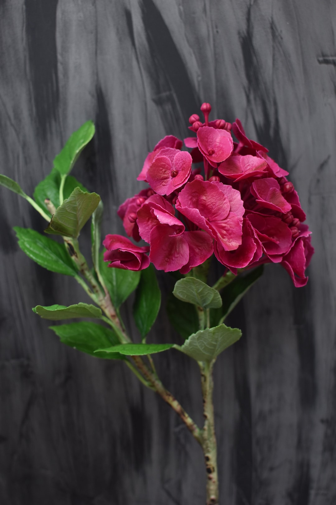 Pink Hydrangea Cold Porcelain Hydrangea Realistic Real Touch Hydrangea ...