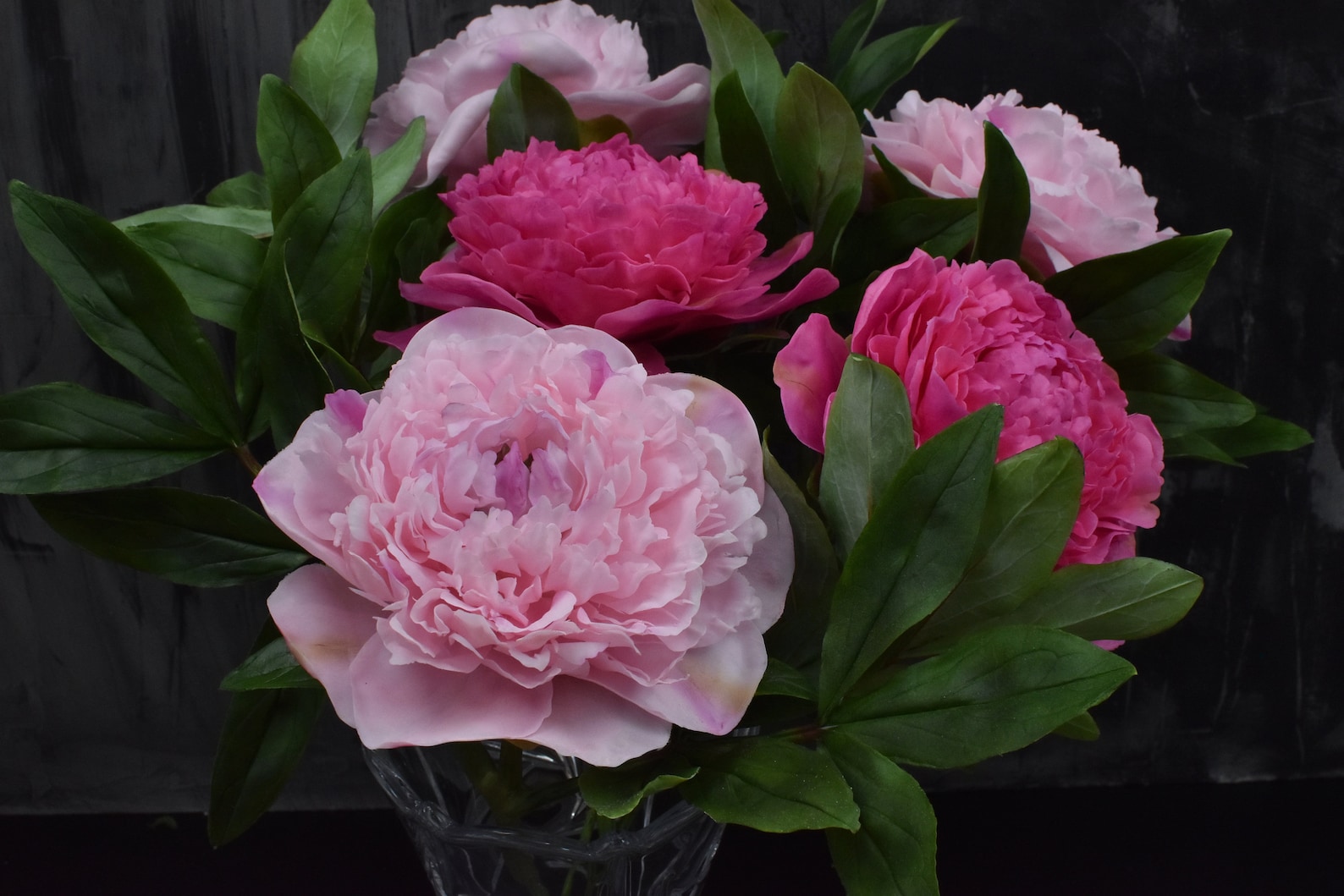 Bouquet of Peonies Pink Peony Cold Porcelain Clay Peony - Etsy