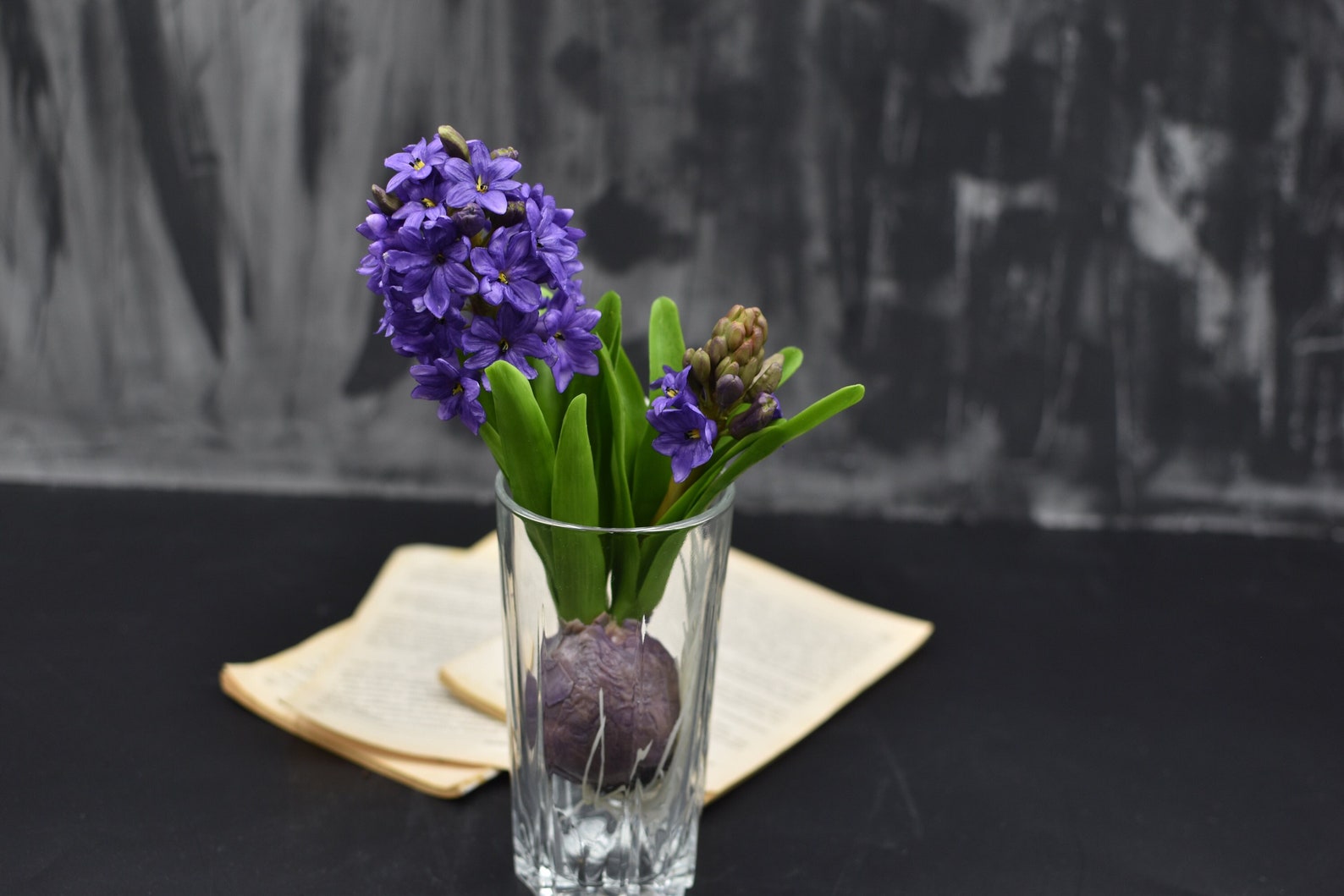 Hyacinth Real Touch Violet Hyacinth Hand Sculpted Hyacinth - Etsy