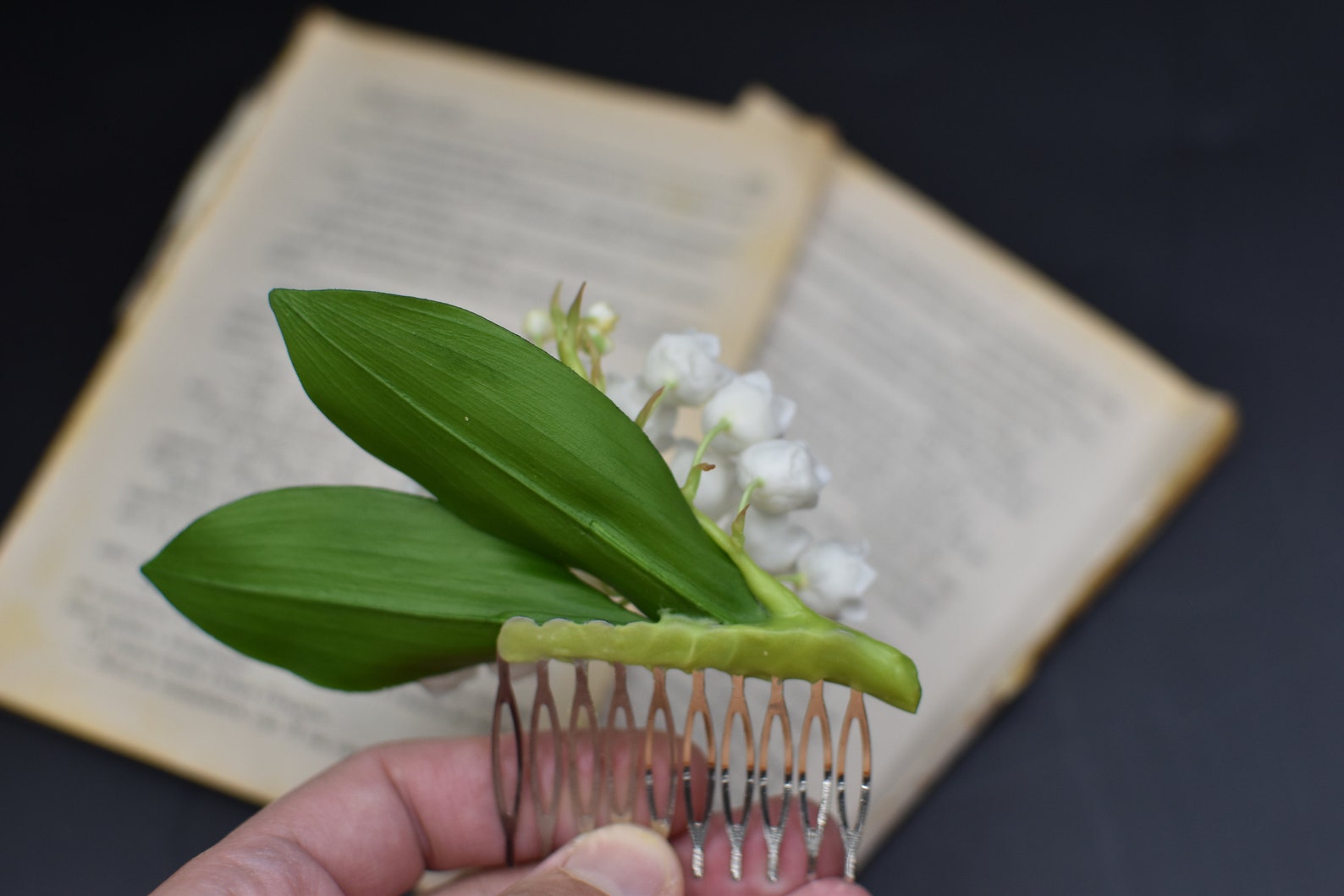Hair Comb Lilies of the Valley Wedding Comb Realistic Flower - Etsy