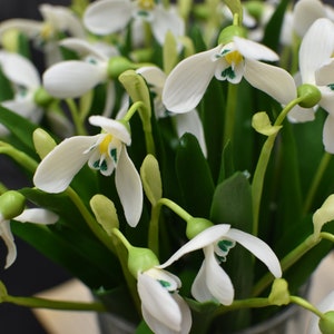 Snowdrops From сold Porcelain Real Touch Spring Flowers for Home ...