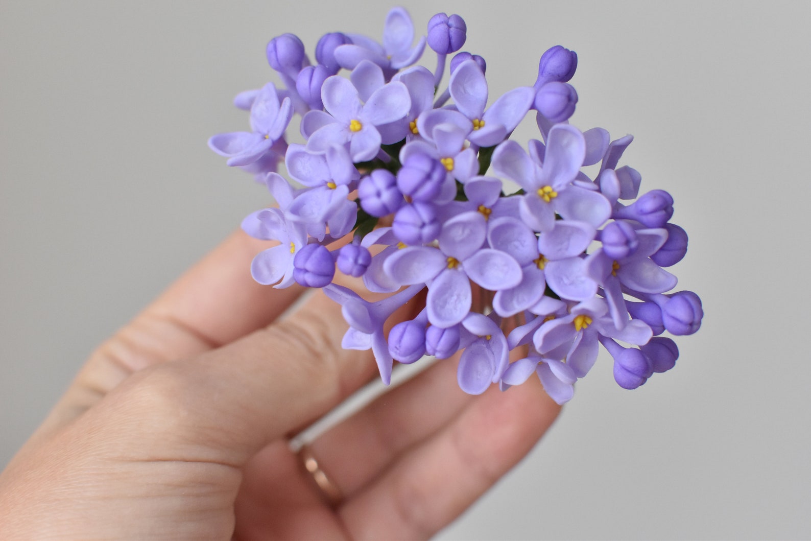Hair Comb lilac hair accessory bridal hair comb Headpiece | Etsy