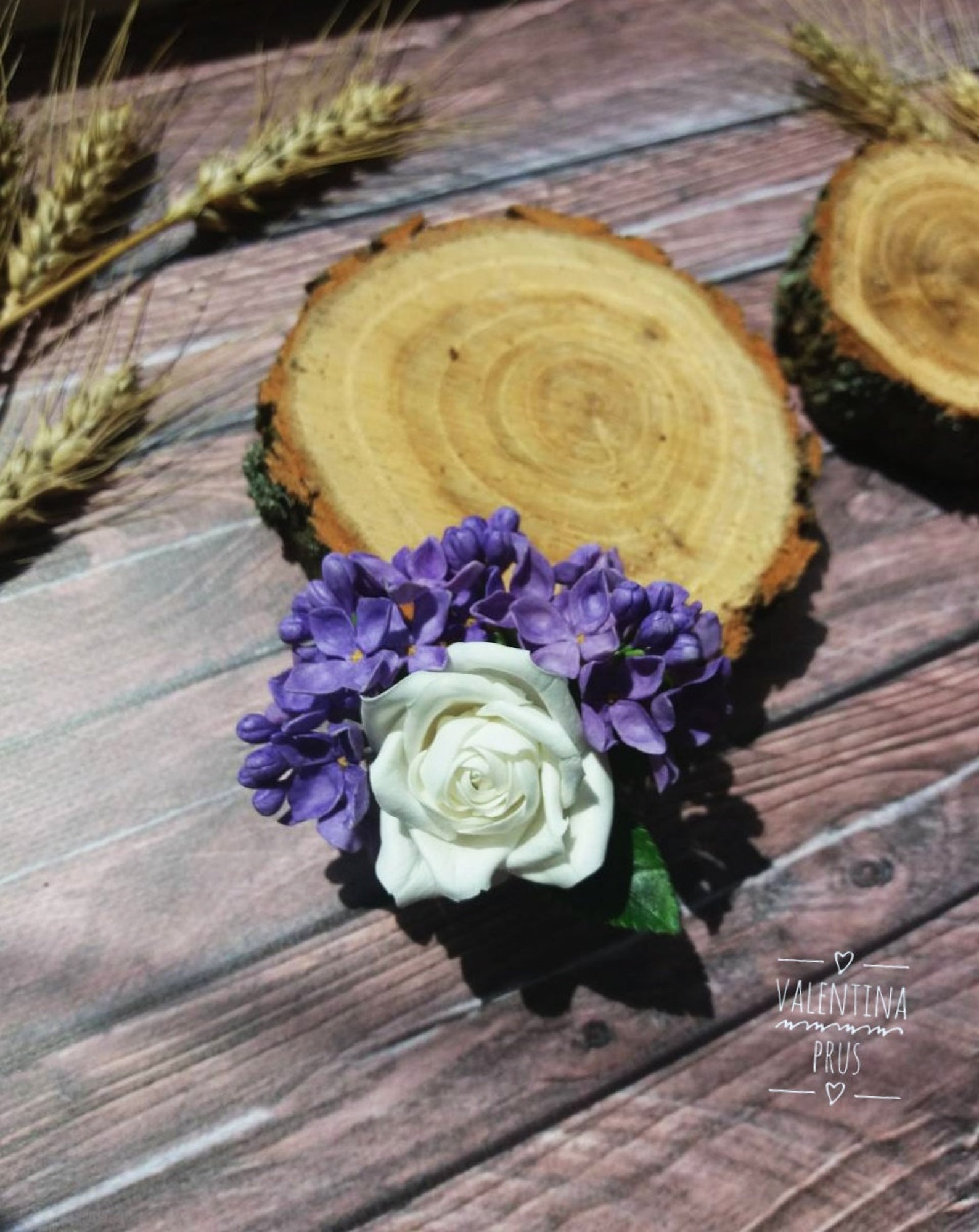 Hair Comb Lilac Hair Accessory Bridal Hair Comb Headpiece | Etsy