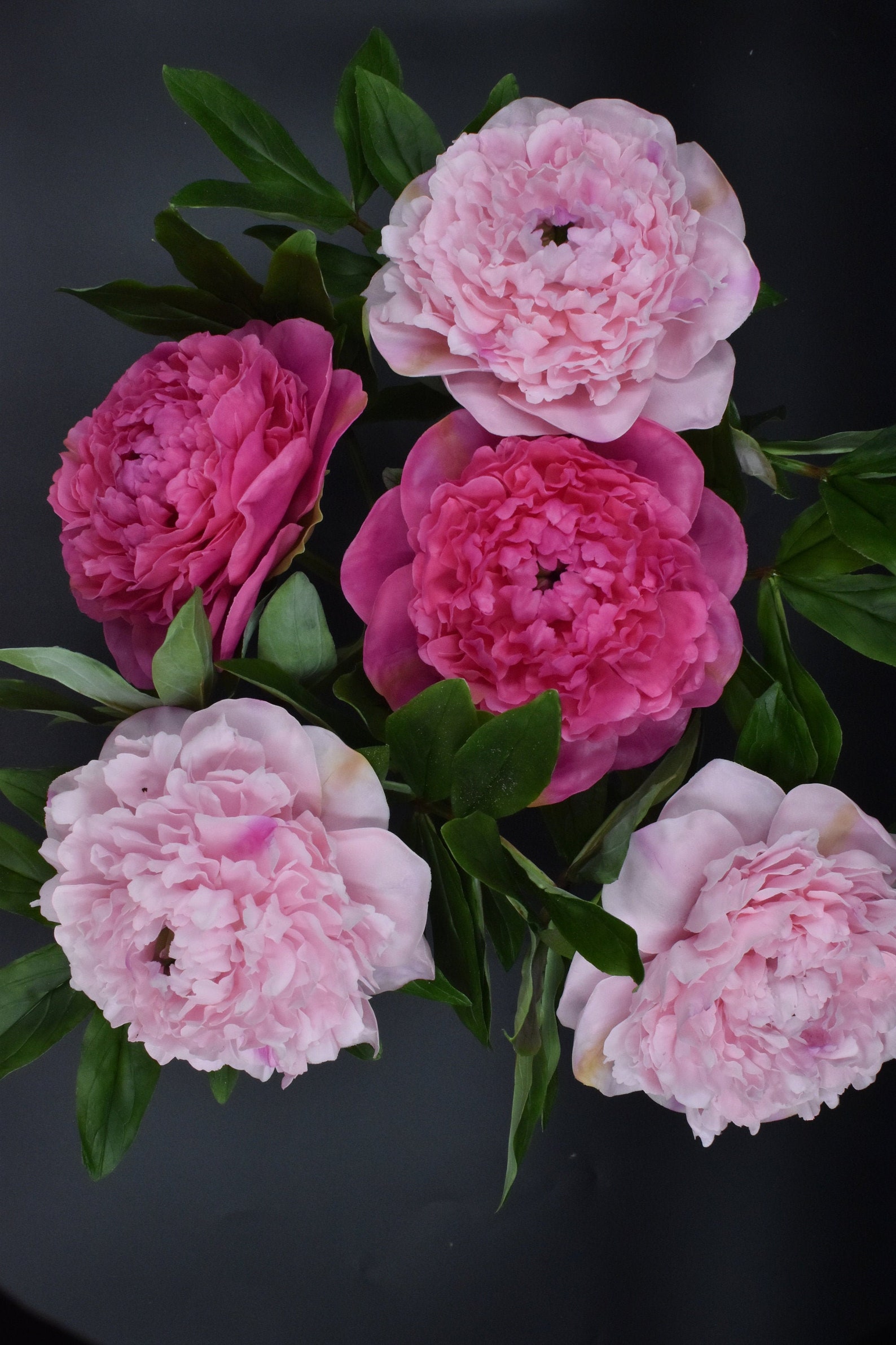 Bouquet of Peonies Pink Peony Cold Porcelain Clay Peony - Etsy